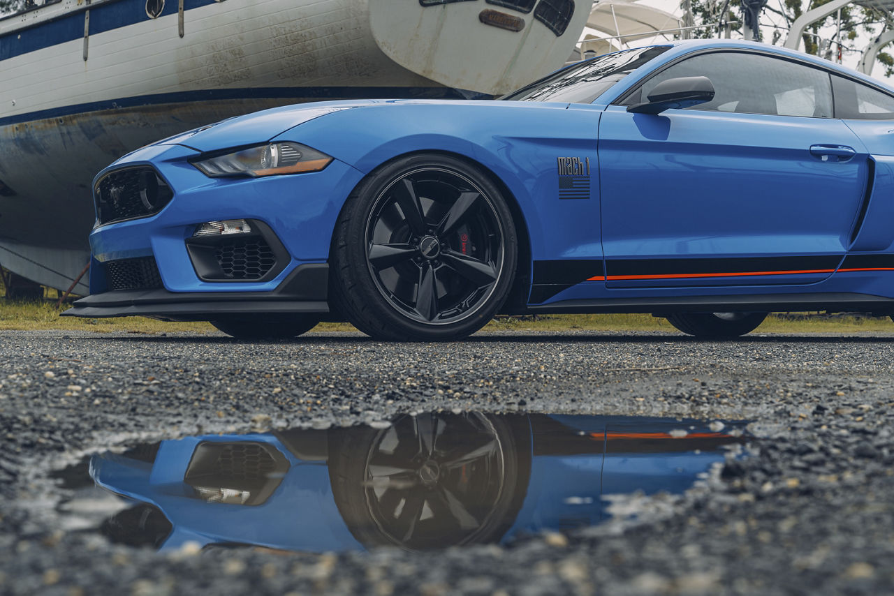 2023 Ford Mustang Mach1 - American Racing TTF - Black | Wheel Pros